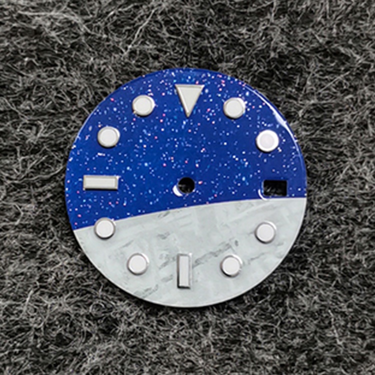 Cartoon Abstract Fish/Star Moon Dial 28.5MM Green Luminous Watch Dial ...