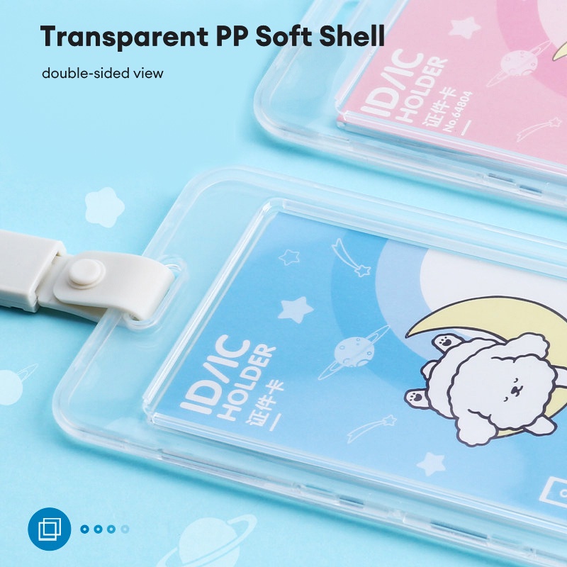 Deli 64805 Vertical Certificate Card Name Badge/Lanyard 112x70mm ...