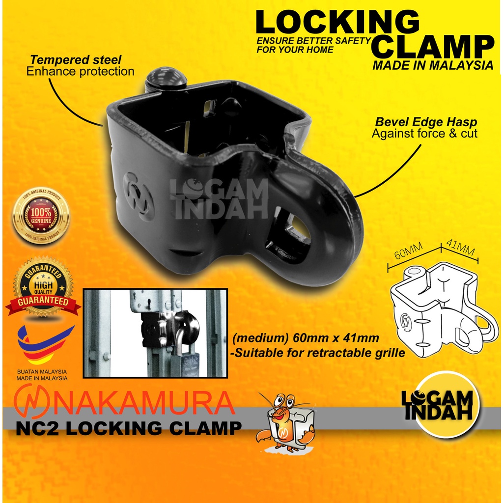 NAKAMURA LOCKING CLAMP NC2 / HEAVY DUTY LOCK CLAMP / GRILLE CLAMP ...