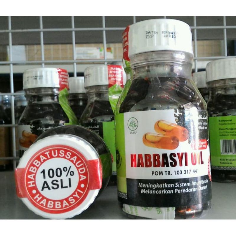 Habbasyi Oil Habbatussauda HNU Oil 210 Capsules - Exp: 2026 | Shopee ...