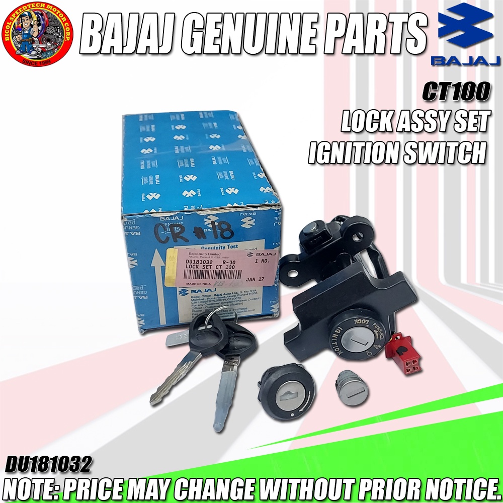 CT100 LOCK ASSY SET IGNITION SWITCH (KMC) (Genuine: DU181032) | Shopee ...