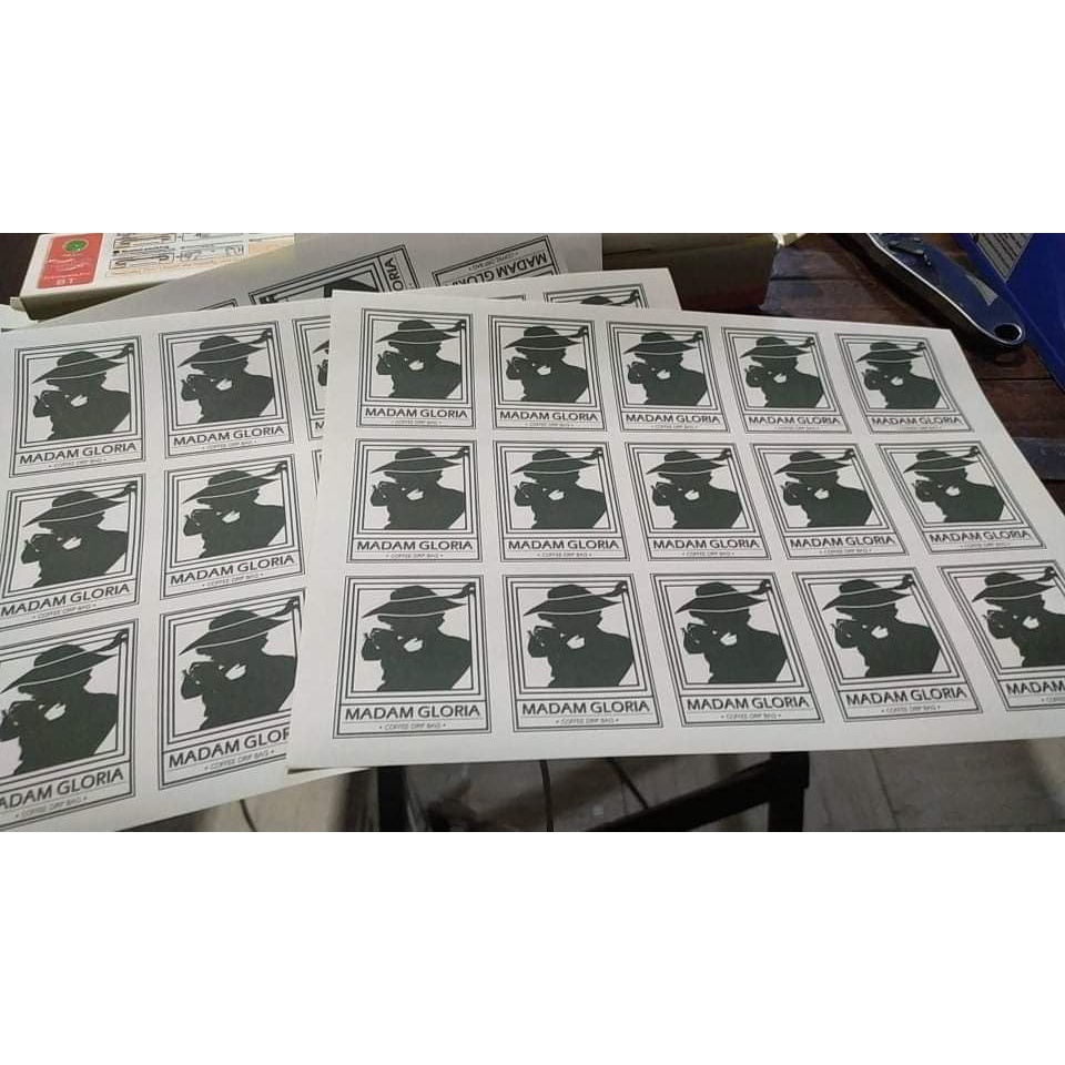[STICKER ONLY] Drip Coffee Set sticker logo for rebranding | Shopee ...