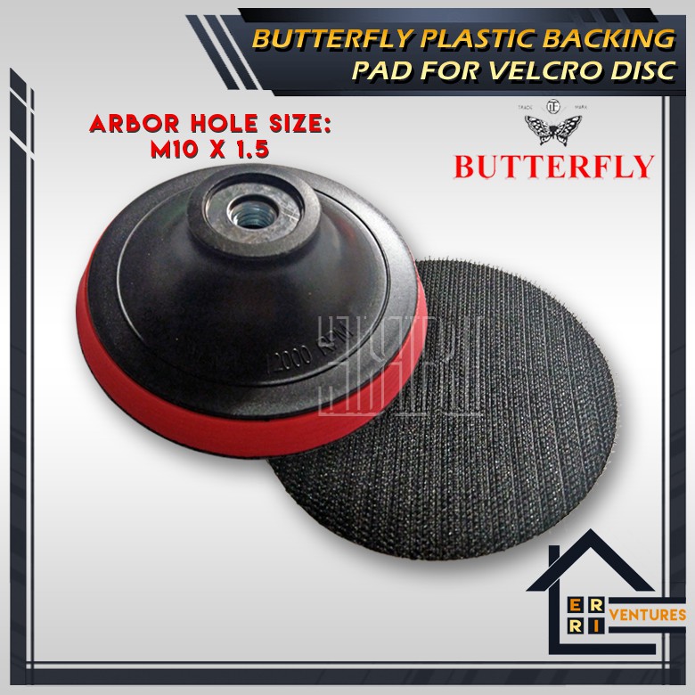 [Butterfly] Backing Pad for Velcro Disc 4" (M10x1.5) | Shopee Philippines
