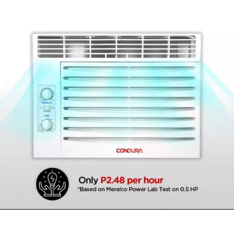 CONDURA 0.6HP AIRCON WINDOW TYPE INVERTER GRADE UP TO 40 ENERGY SAVING. Shopee Philippines