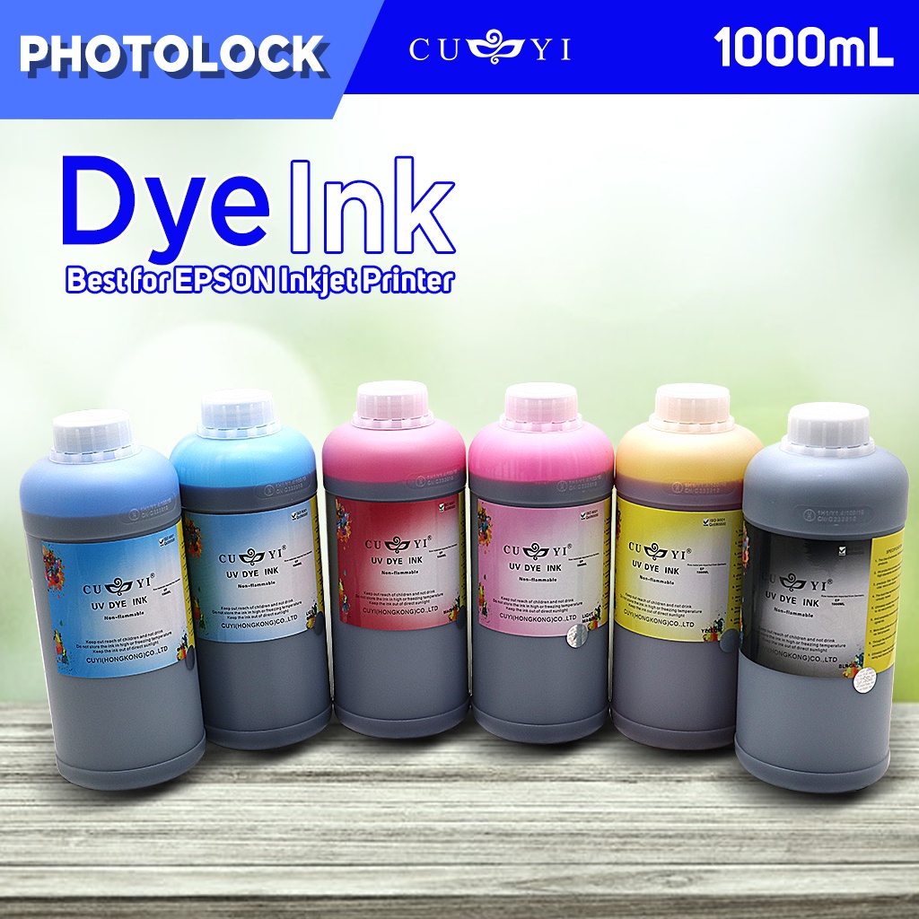 1000ml CUYI Refillable Dye Ink for Canon And Ep Inkjet Printers ...