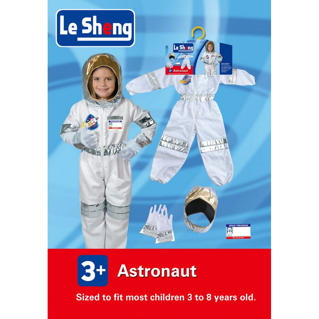 Le Sheng Astronaut Dress-Up Kids Costume Set 09101 | Shopee Philippines