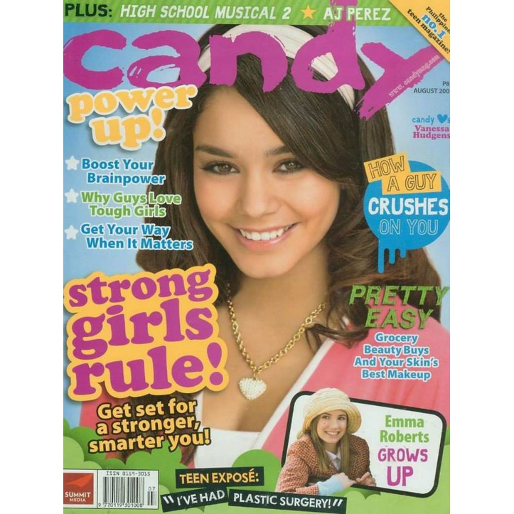 Candy magazine August 2007 Vanessa Hudgens | Shopee Philippines