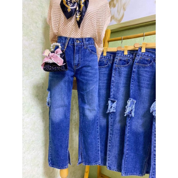 New N3T Denim Highwaisted Bf Jeans | Made in Thailand | Shopee Philippines