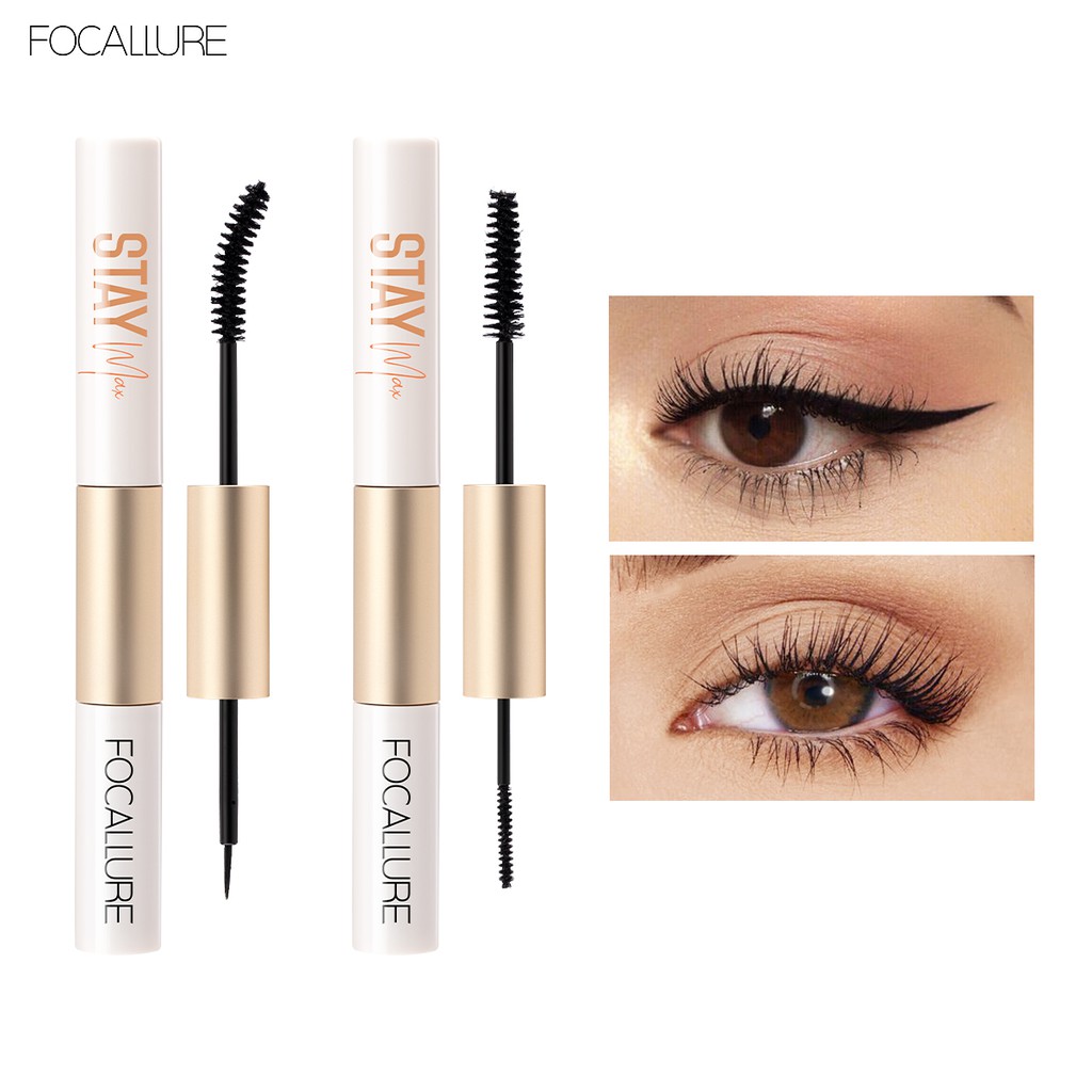 Focallure Mascara Eyeliner Eyelash Primer Waterproof Thick Curling ...