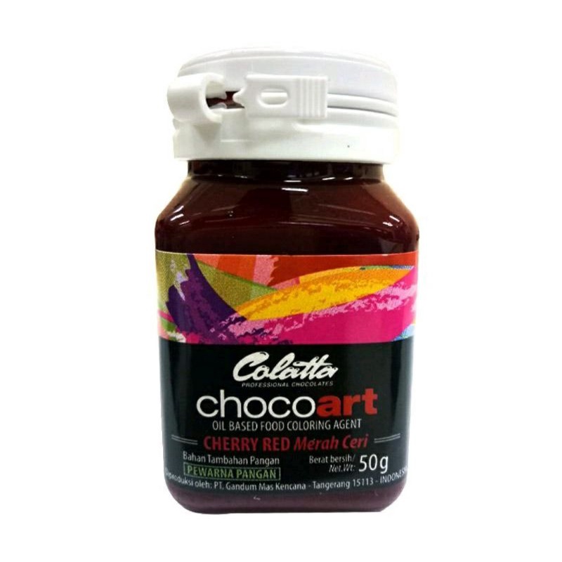 Colatta Chocoart Food Coloring Choco Art Cherry Red 50 gr | Shopee ...