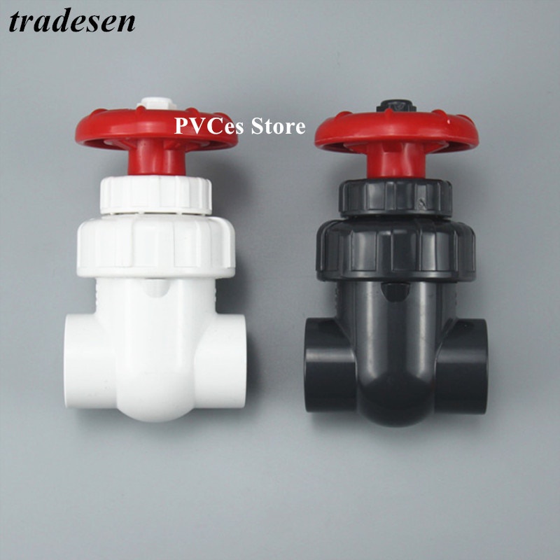 1pcs UPVC I.D 20/25/32/40mm Gate Valve Precision Flow Control PVC ...
