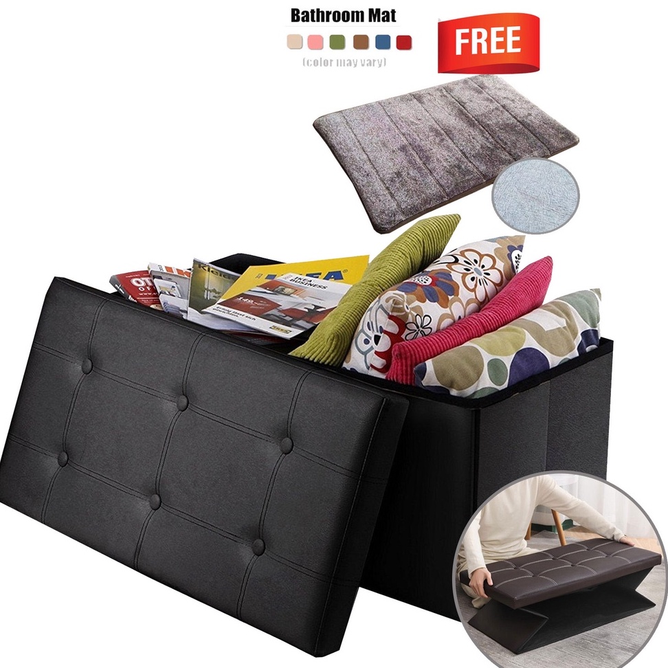Rectangular Folding Durable Storage Soft Sofa Chair | Shopee Philippines