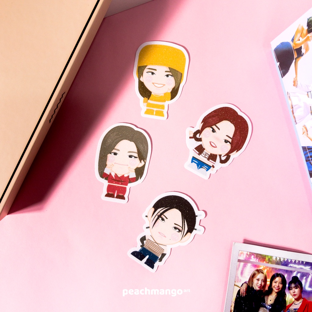 MAMAMOO Solo Concept Sticker Set | Glitter Vinyl Waterproof KPOP ...