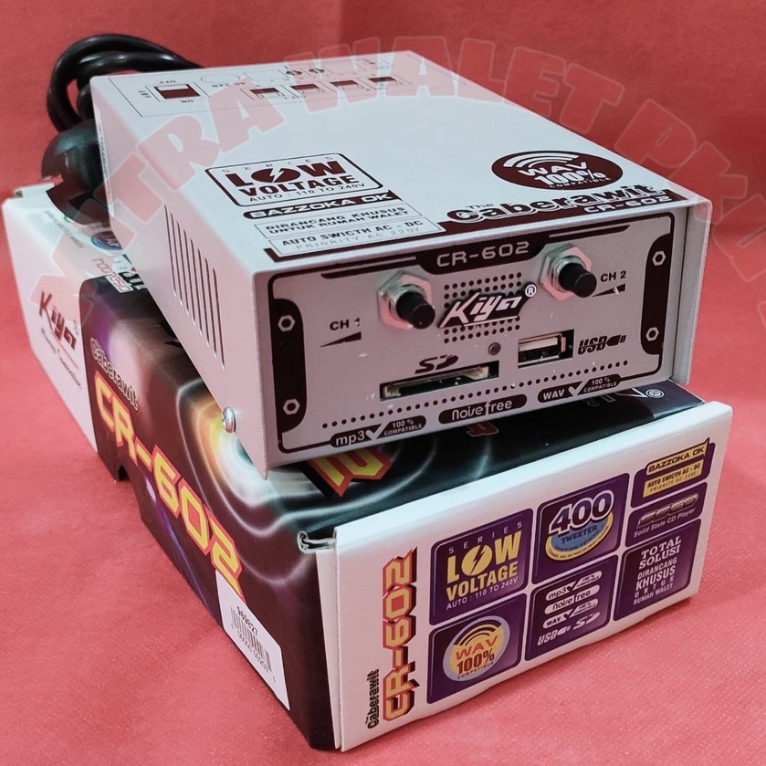 Ampli Swallow Caberawit kiya CR 602 Anti Lightning Amplifier Swallow ...