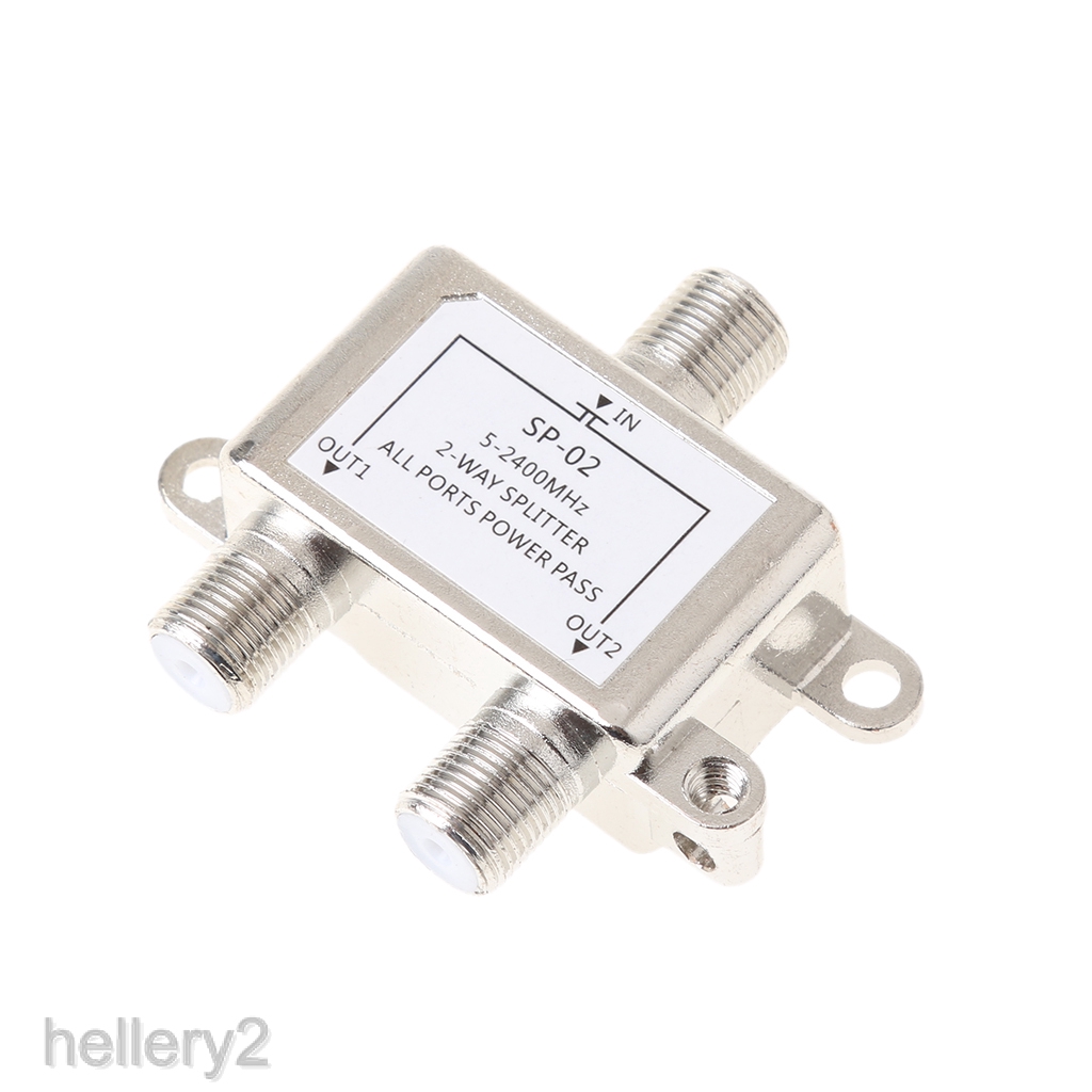 2 Way Splitter 5-2400MHz Splitter TV Antenna Coaxial HDTV | Shopee ...