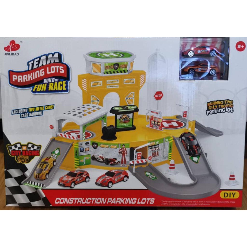 TEAM PARKING LOT BUILT THE FUN RACE-OFFROAD 4 X 4 CAR PITSTOP STATION ...