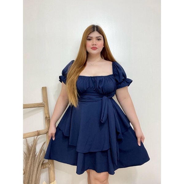 PLUS SIZE: STEPHANIE DRESS | Shopee Philippines