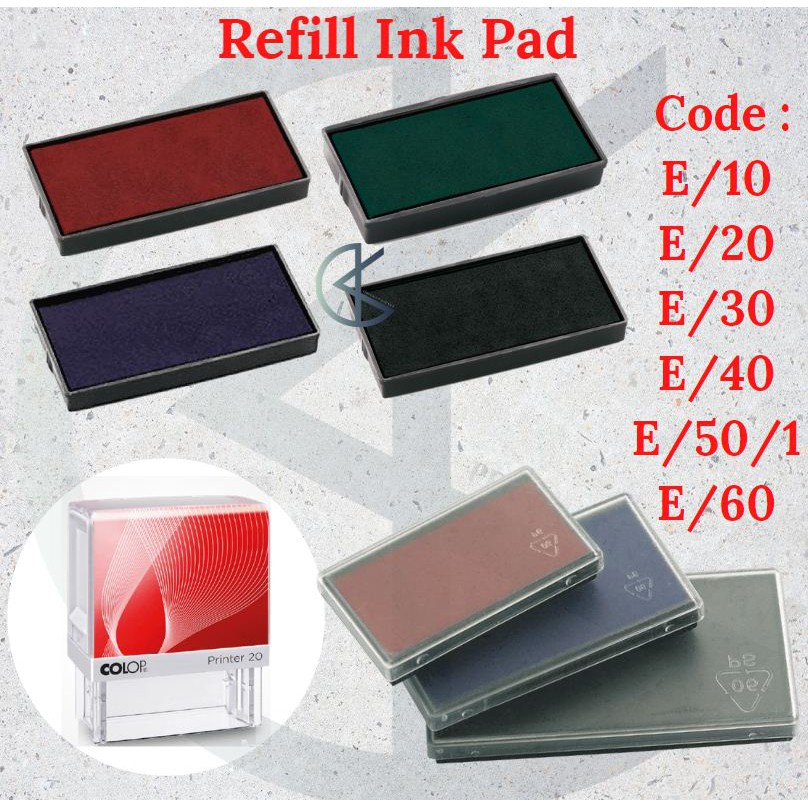 COLOP Printer Line Refill Ink Pad / Spare Pad | Shopee Philippines