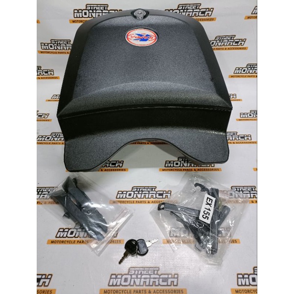 KAPPA CENTER BOX WITH BRACKET FOR YAMAHA SNIPER 155 VVA FIT ALSO TO 150 ...