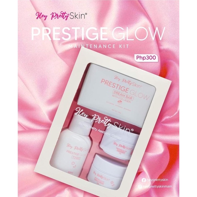Hey Pretty Skin Prestige Glow Maintenance Set | Shopee Philippines