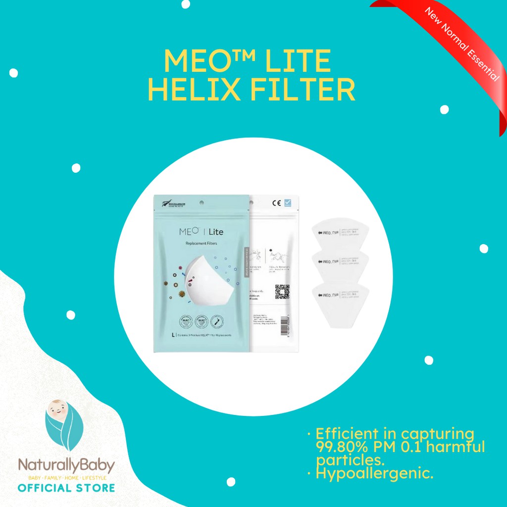 Meo Lite Helix Filter - Pack of 3 (Medium/Large) | Shopee Philippines
