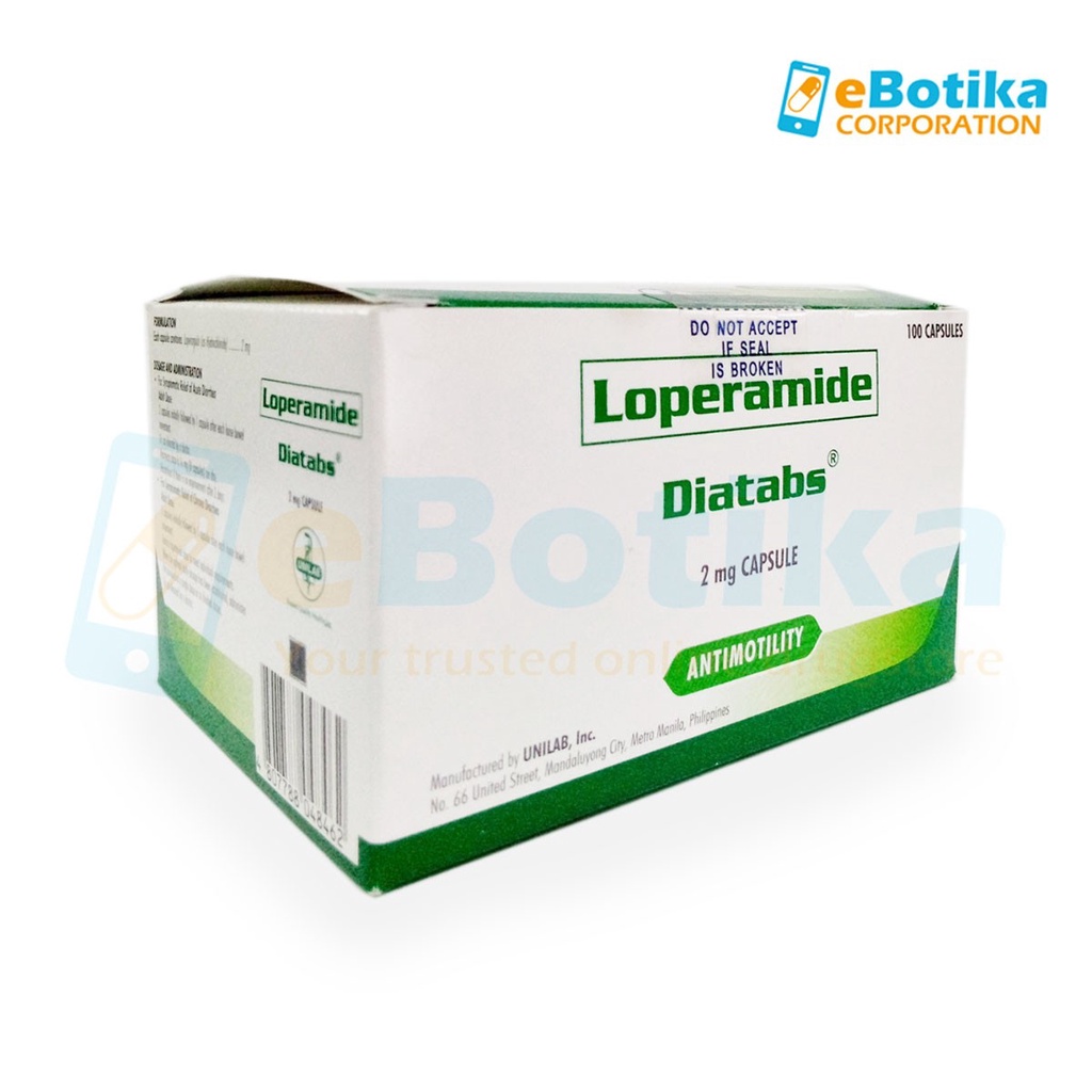 Diatabs 2mg (100's Capsule/perBox) | Shopee Philippines