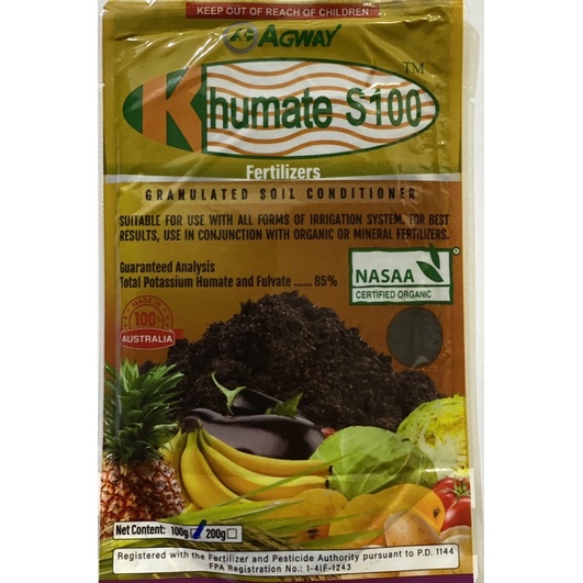 PROMO KHUMATE S100 - Granulated Soil Conditioner | K-Humate | Shopee ...