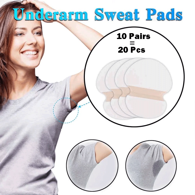 10Pcs Underarm Antiperspirant patches Deodorant Sticker Armpits Anti Pads Sweat Disposable Patch ...