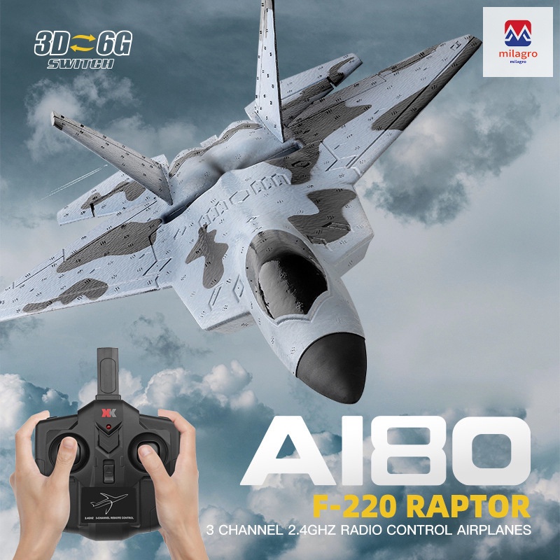 F-22 Raptor Model RC Plane Glider Remote Control Plane Drone EPP Remote ...