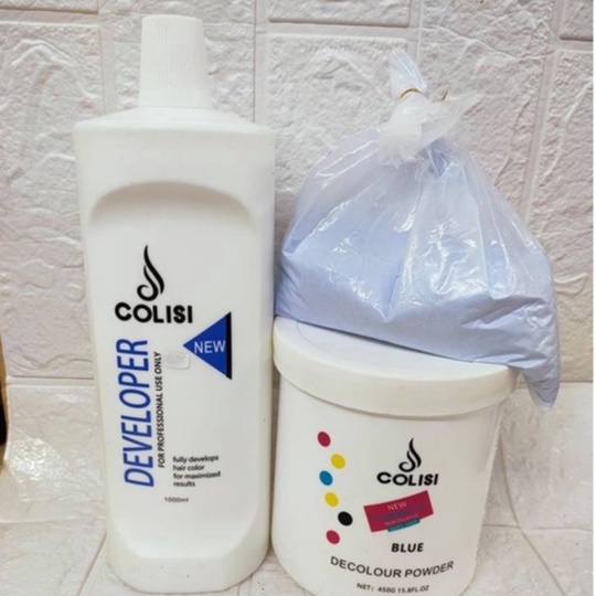 1 set colisi bleaching 450g and colisi developer 1000mL | Shopee ...