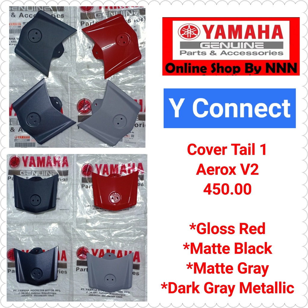 COVER TAIL 1 FOR AEROX V2 YAMAHA GENUINE PARTS | Shopee Philippines