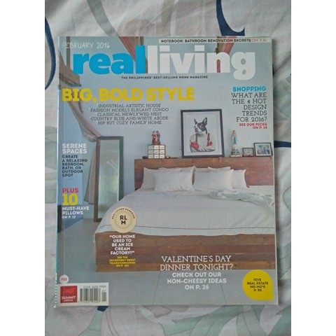 Real Living Magazines (2016 Issues) | Shopee Philippines