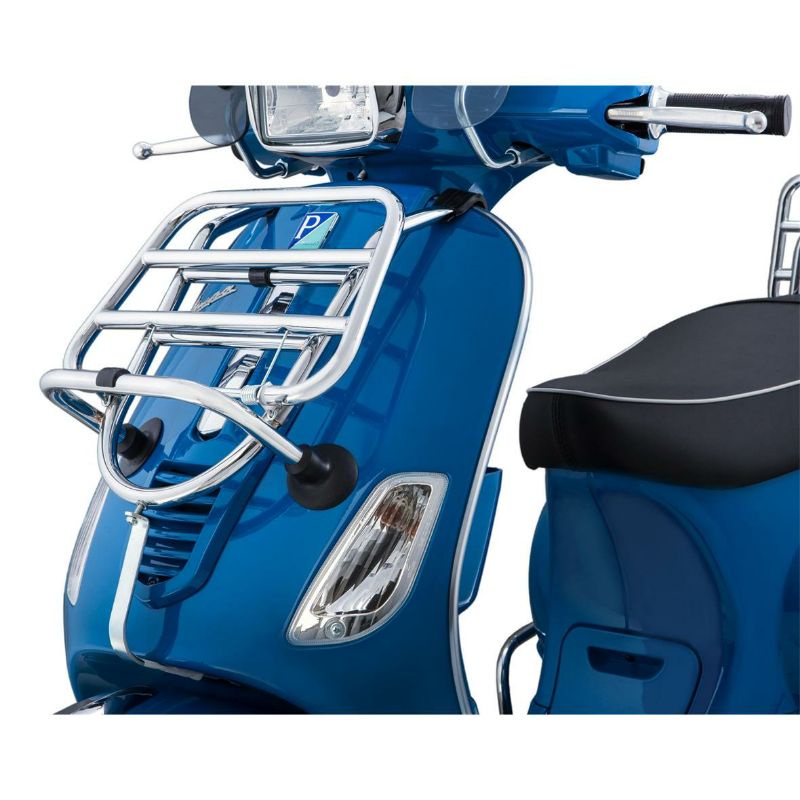 Vespa S125 LX150 FA Italia Front Rack Chrome and Matte Black | Shopee ...