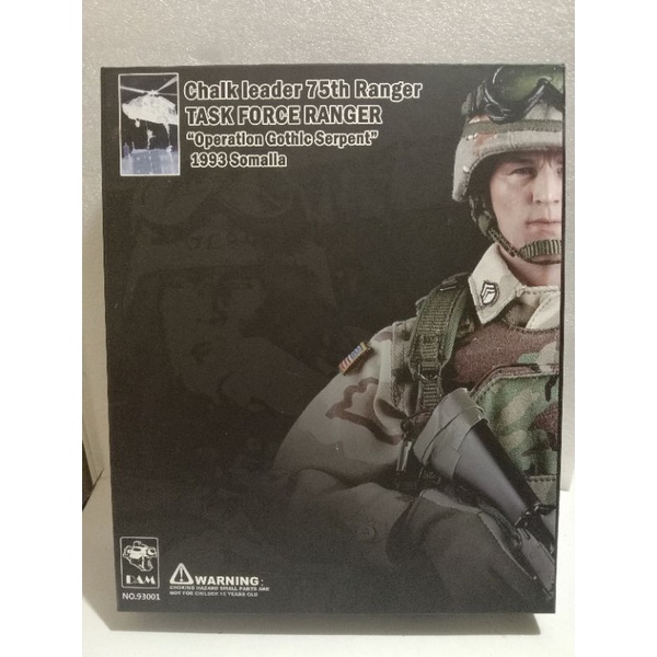 Dam toys "JOSH HARTNETT" Chalk leader 75th Ranger Task Force Ranger ...