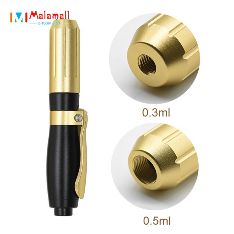 2 in 1 Hyaluron Pen Two Head 0.3ml &0.5ml Hyaluronic Acid Lip Filler ...