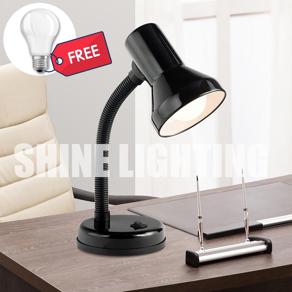 Modern Adjustable Task Lamp (FREE E27 LED Bulb) | Shopee Philippines