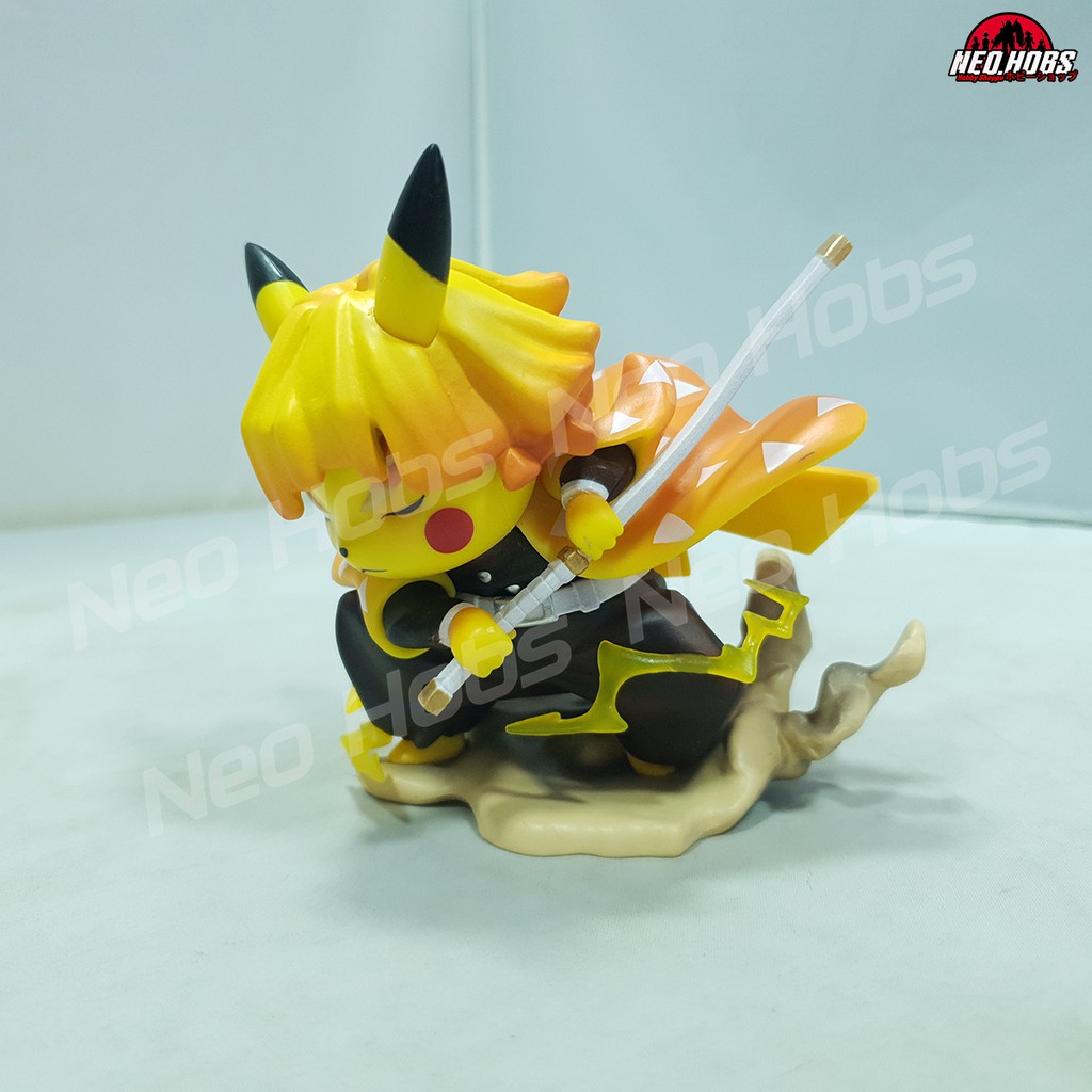 GK CS KO Pokemon x Demon Slayer Zenitsu Pikachu | Shopee Philippines
