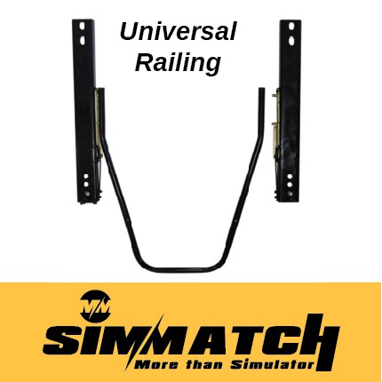 Car bucket seat railing Universal Auto Seat railing Slider Rail Racing ...