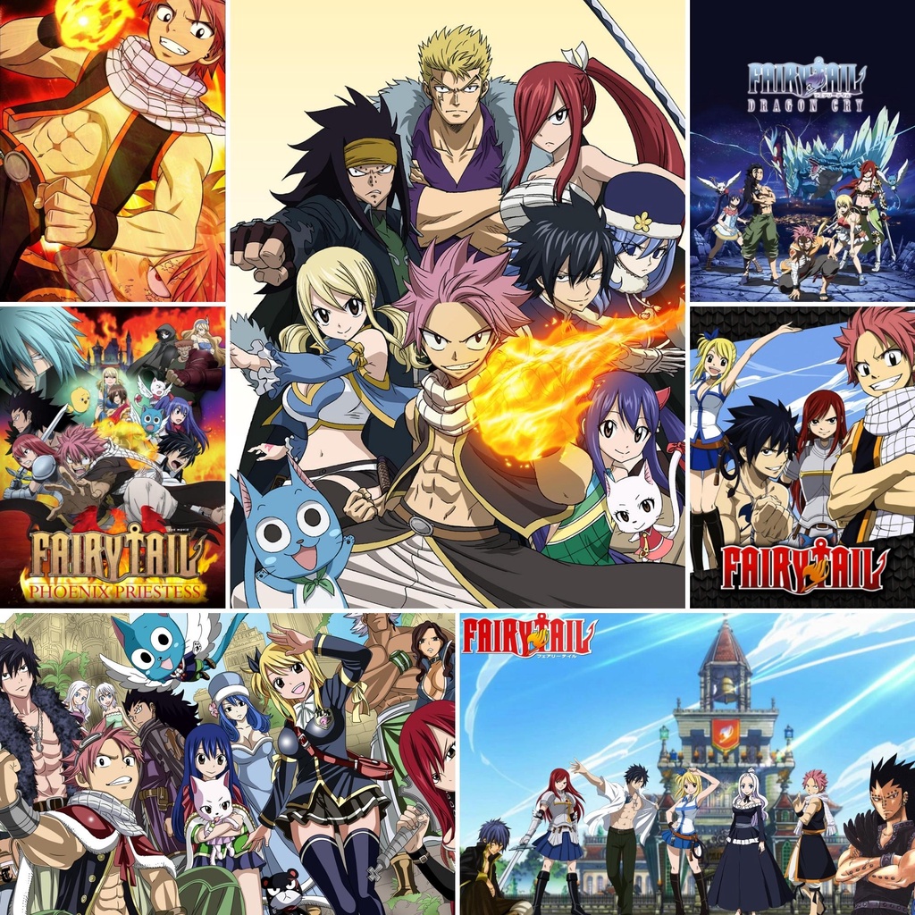 Fairy Tail Anime Poster A4 Size | Shopee Philippines