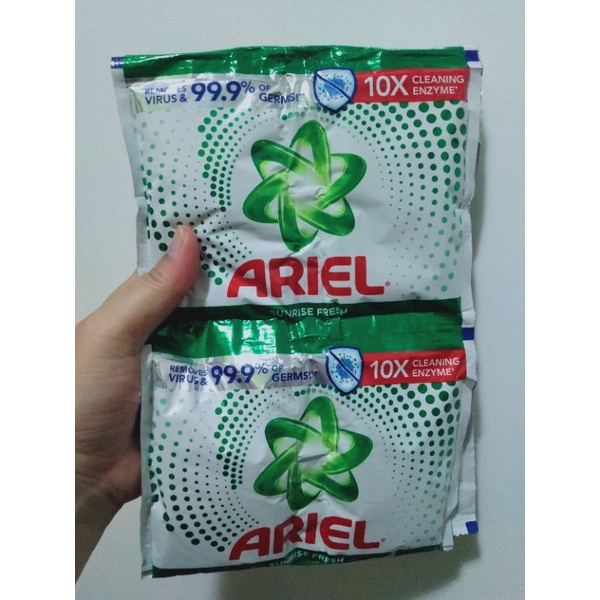 Ariel Powder Sunrise Fresh Twinpack 66g- 6pcs/tie (half dozen) | Shopee ...