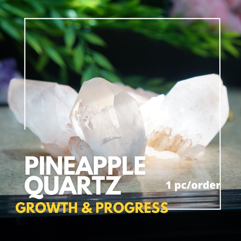 Beautiful Pineapple Candle Quartz Clusters, Sparkly Cascading Celestial ...