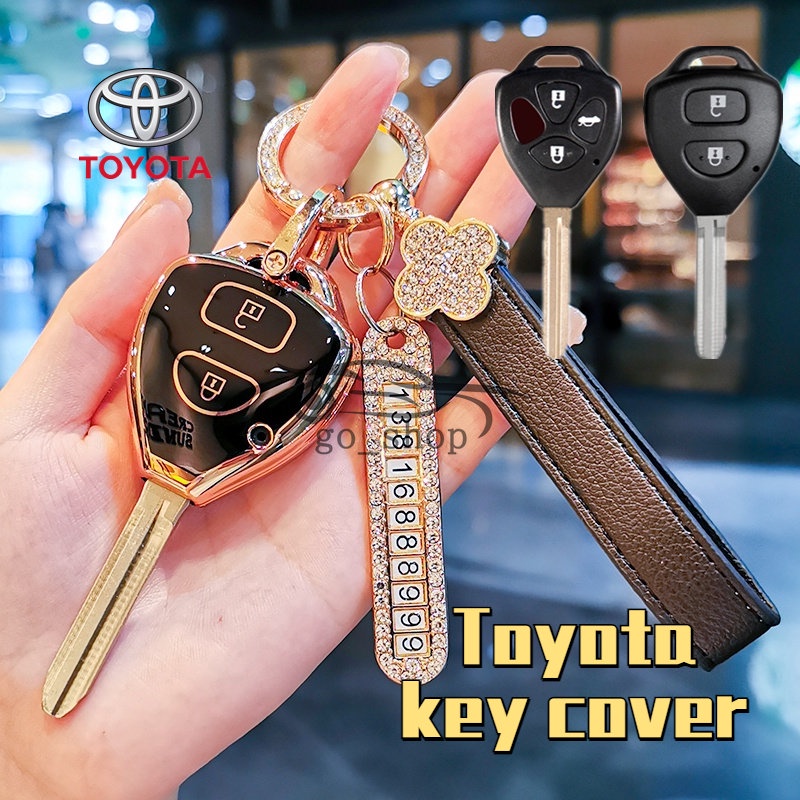 2/3/4 Button TPU Car Key Case Cover For Toyota Auris HiLux Corolla ...