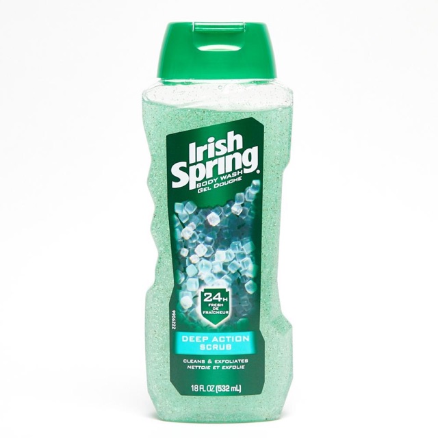 Irish Spring Deep Action Scrub Exfoliating Body Wash 532mL | Shopee ...