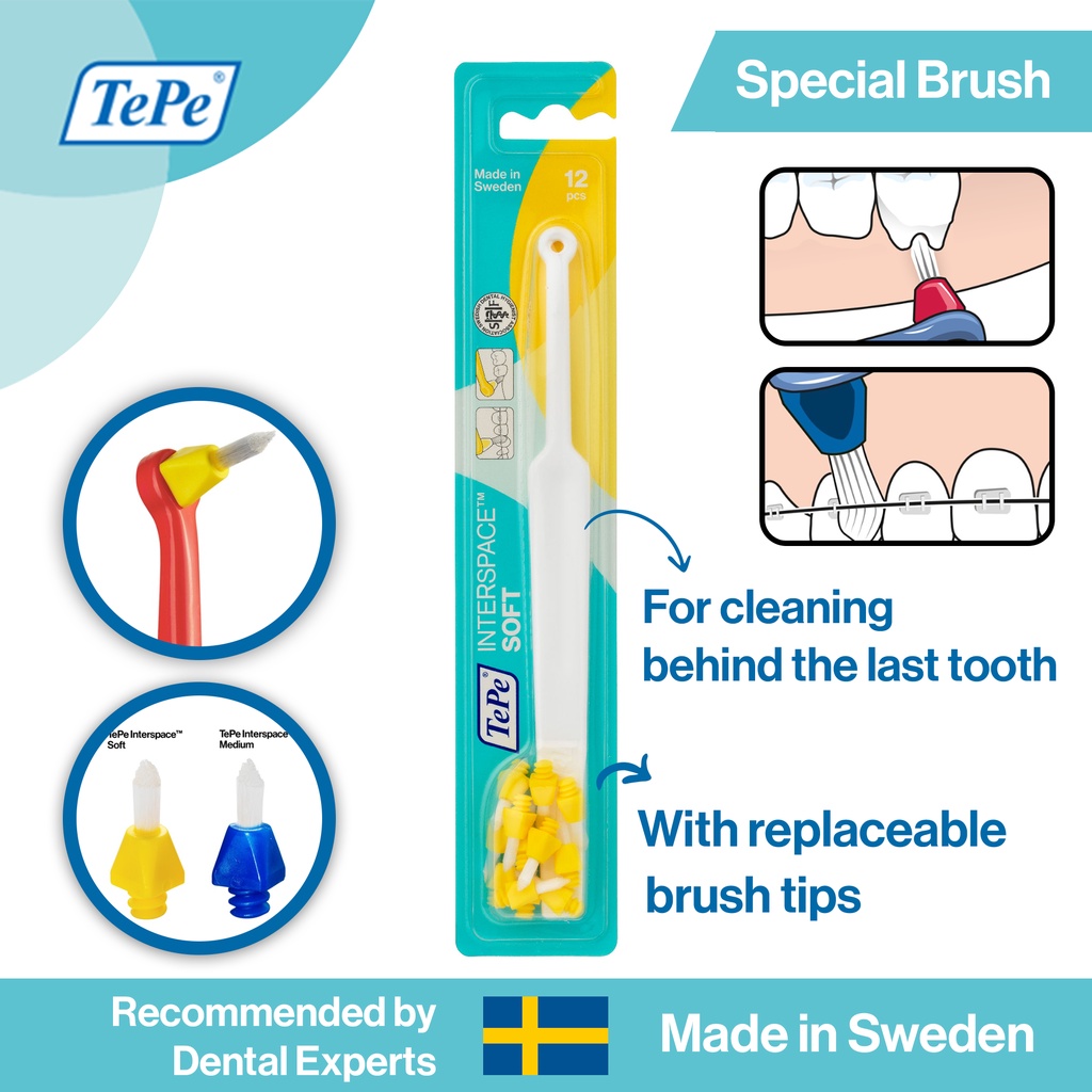 TePe Interspace™ Soft Special Toothbrush | Shopee Philippines