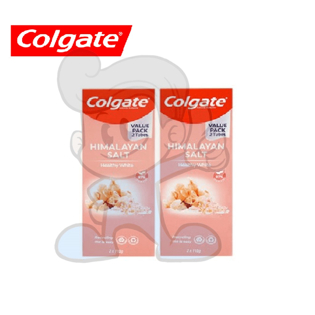 Colgate Value Pack Himalayan Salt Healthy White (2 x 330 g) | Shopee ...