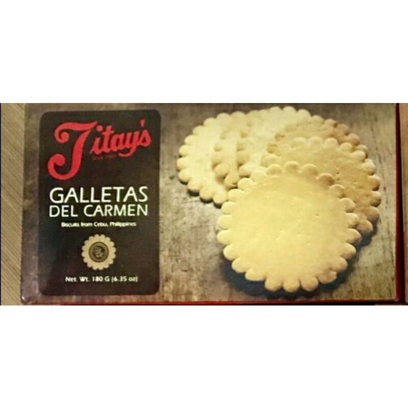 Titay's Galletas Del Carmen 180g | Shopee Philippines