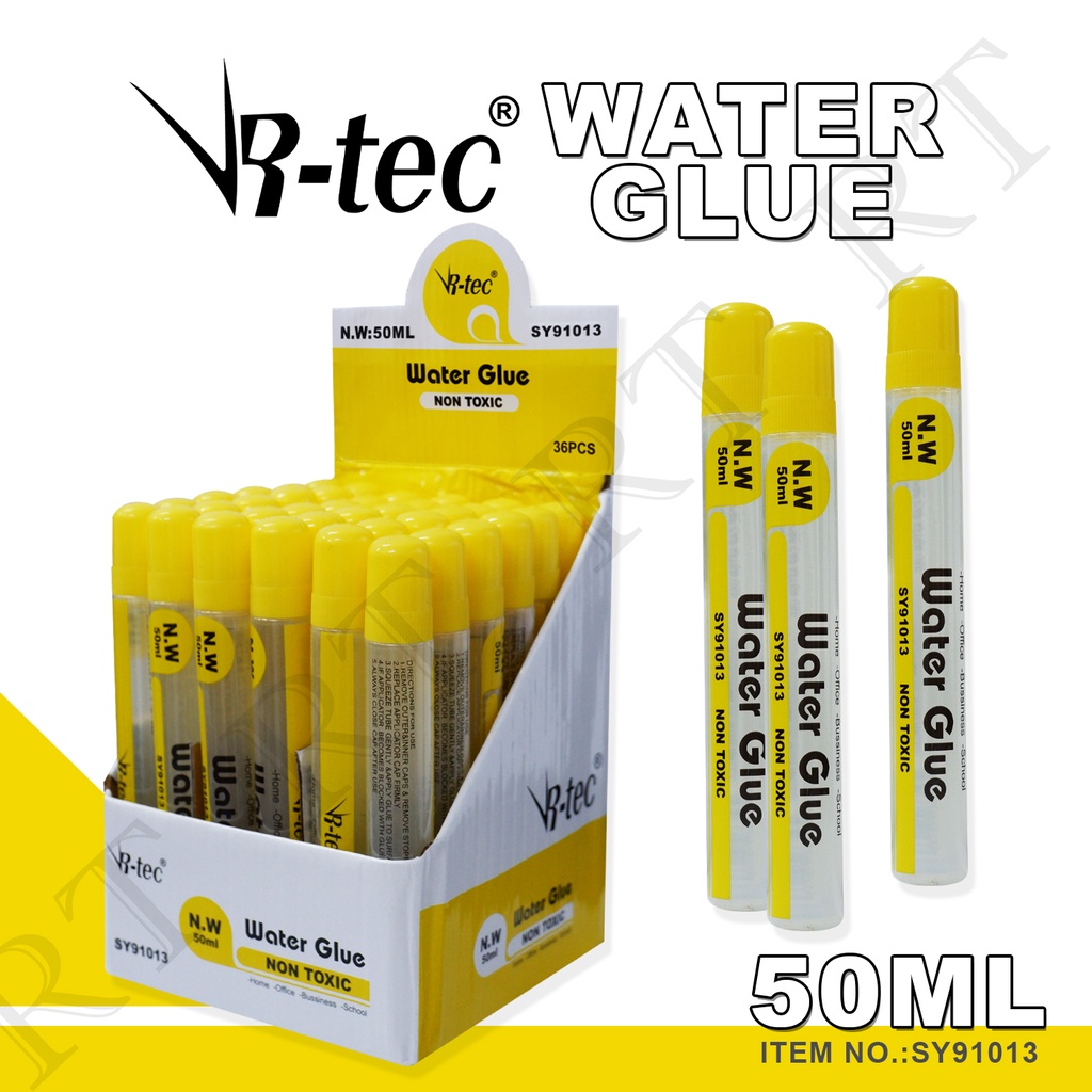 1Pc Rtec Clear Glue Pen W/Sponge Tip 50CC for home, school and office ...