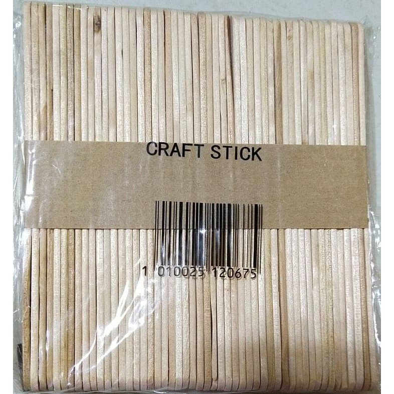 SMALL PLAIN Popsicle Stick, Popsicle Stick 45 to 48pcs per pack ...