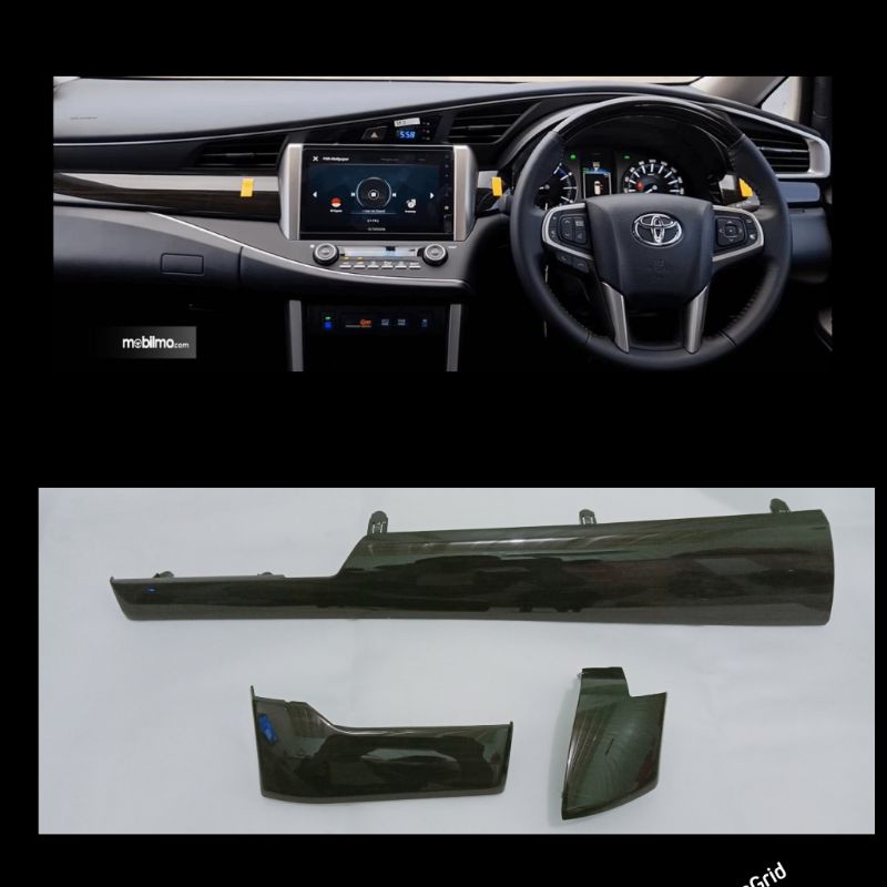 Panel Wood dashboard Front Innova reborn venturer facelift black Wood ...