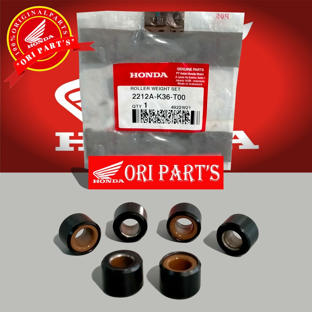 Roller roller vario 150 fi vario 125 esp 16gram Ox-2212ak36t00 | Shopee ...